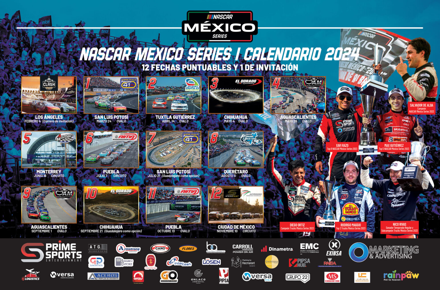 NASCAR México Series 2024 - Programa Oficial